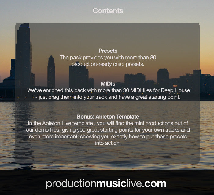 MASSIVE Presets Vol 1 Deep House with MIDIs | PML