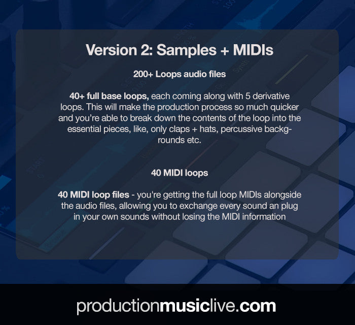 House Loops Samples Midis Ableton Drum Racks | PML